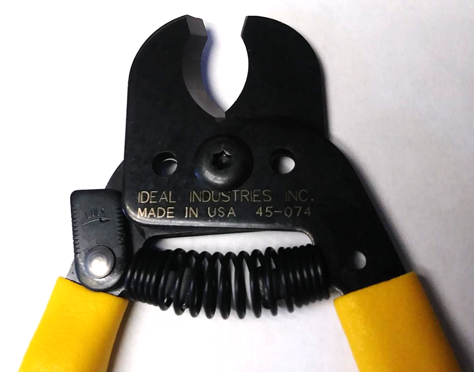 Ideal Model 45-074 Data T Cable Cutter Professional Wire Cutters USA ...