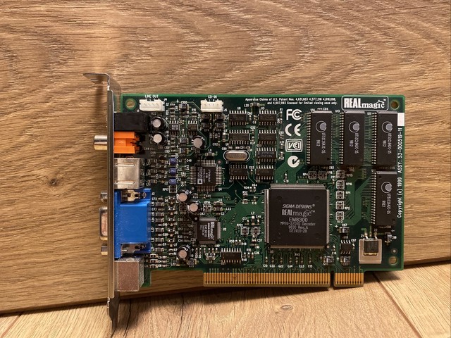 Sigma Designs Realmagic Em8300 Dvd/mpeg-2 Decoder Card 53-000519-11 Rev ...