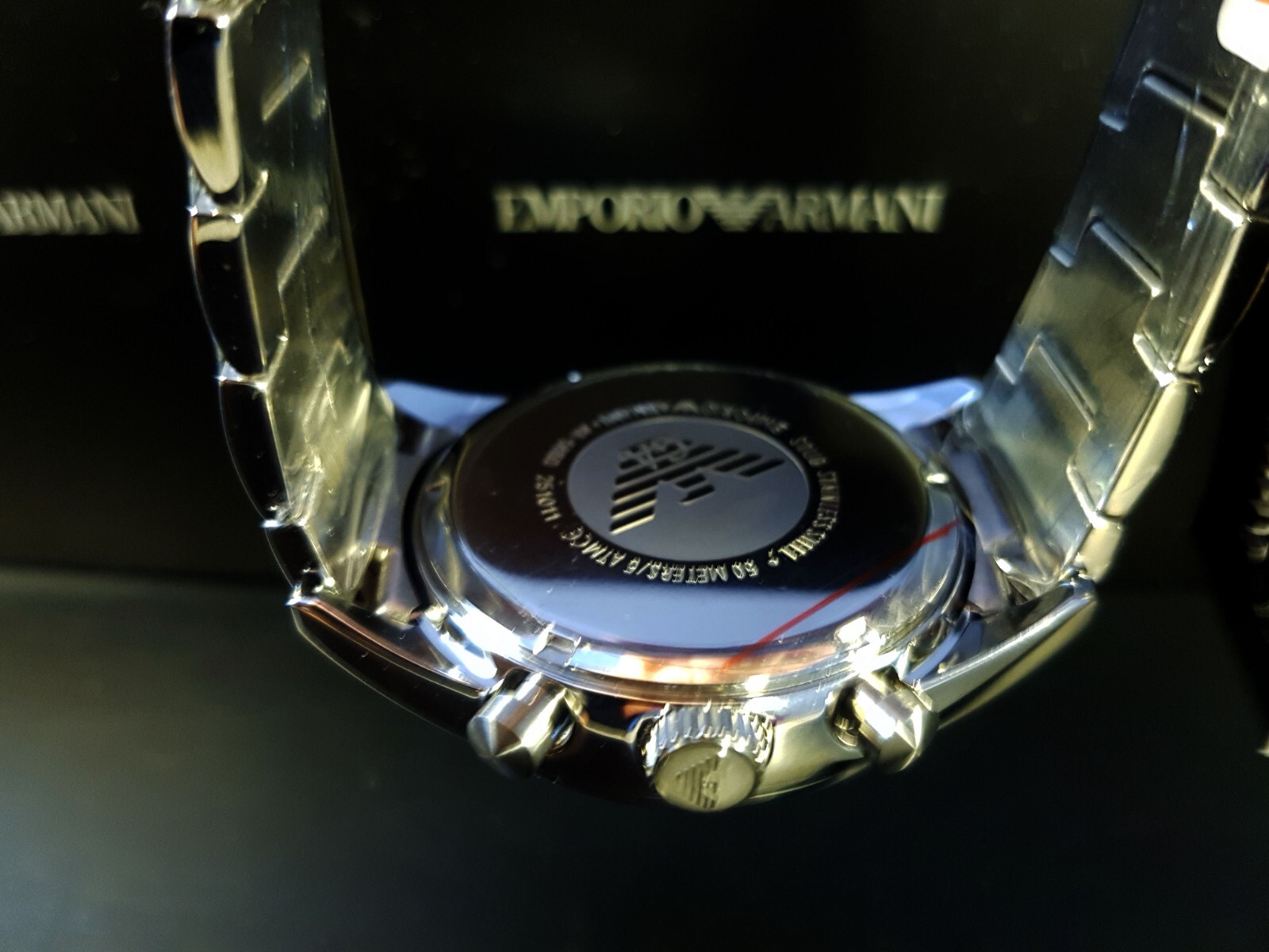 Emporio+ARMANI+AR5860+Mens+Steel+Chronograph+Watch for sale online | eBay