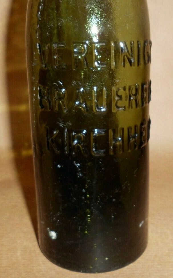GERMAN WWII WEHRMACHT ALCOHOL RATION - BEER BOTTLE, ORIGINAL FIELD ...