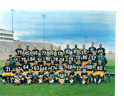 1960 WEST DIV CHAMPS GREEN BAY PACKERS 8X10 TEAM PHOTO FOOTBALL NFL ...