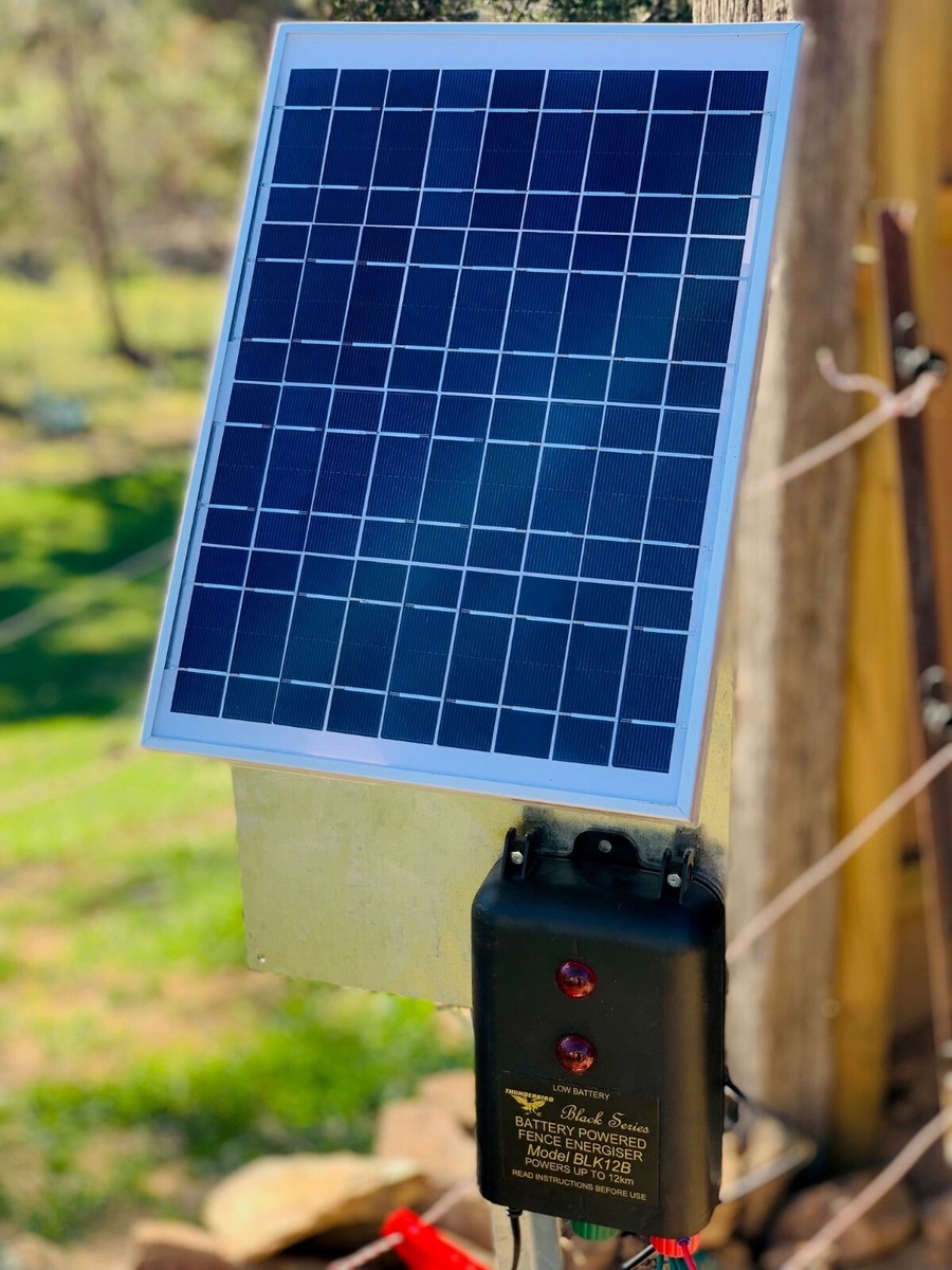 Solar Charged Electric Fence