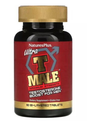 Nature's Plus Ultra T Male Max Strength - 60 Tablets Exp 03-3028 ...