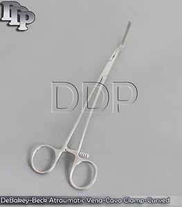 DeBakey-Beck Atraumatic Vena-Cava Clamp-Curved Handles - Cardio ...