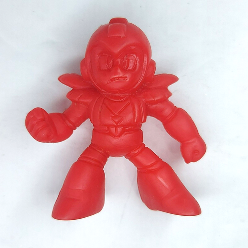 Mega Man Rockman 1.5" Jet Mega Man Red Rubber Keshi Mini Figure Bandai ...