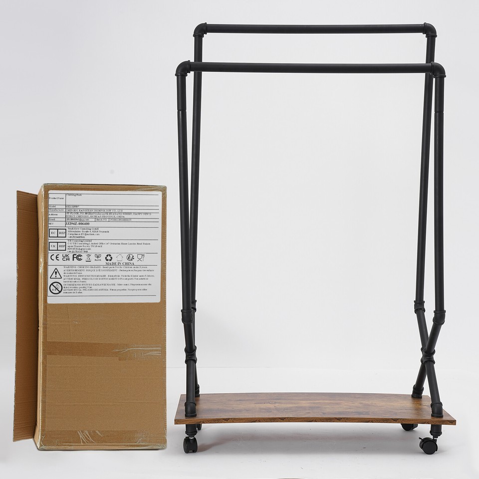 Heavy Duty Clothes Rail 100LBS Load Sturdy Clothes Rack Garment Racks W ...