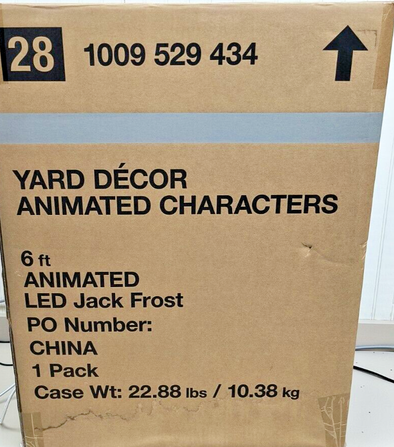 6 ft Animated LED Jack Frost Home Accents Christmas Halloween ...