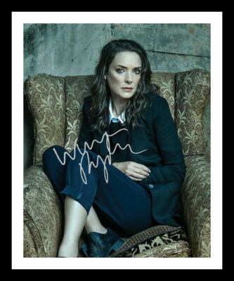 Winona Ryder Autograph Signed & Framed Photo | eBay UK