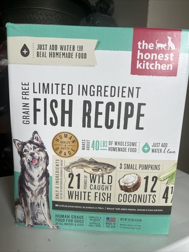The Honest Kitchen Dehydrated Limited Ingredient Dog Food – Fish 10 lb ...