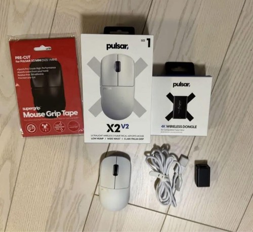 pulsar X2 V2 Wireless Gaming Mouse White &4k dongle Good condition | eBay