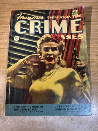 Famous Crime Cases Canadian Magazine September 1945 Cover | eBay
