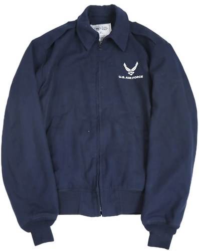 Men's US Air Force USAF Blue Lightweight Jacket Military | eBay