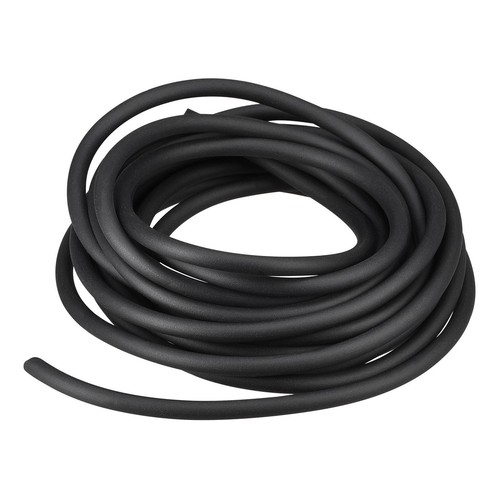 Solid Rubber Cord Tubing 10ft 4mm Dia Matte Black Rubber Tube for DIY ...