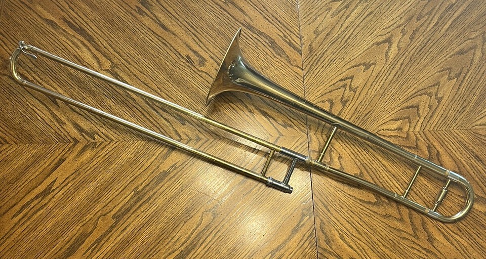 Vintage Made In Elkhart Ind. Blessing Scholastic Brass Trombone No ...