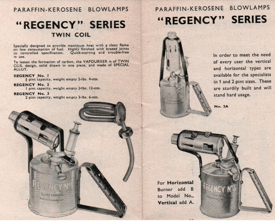 Vintage British Burmos Paraffin Blow Lamp Torch by Townson & Coxson ...