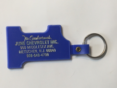 June Chevrolet Middlesex Ave Metuchen NJ Keychain, Vintage New Jersey ...
