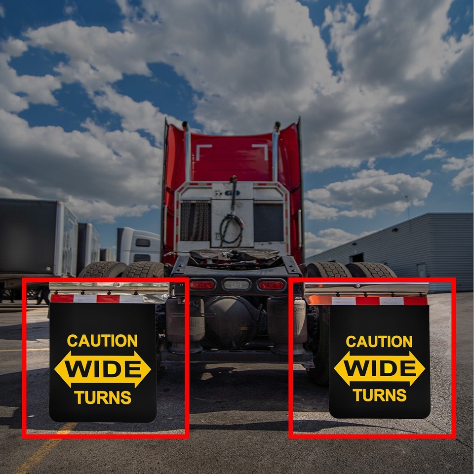 Mud Flaps for Semi Truck 24"x30"Polymer Truck Mud Flaps Mudflaps for ...