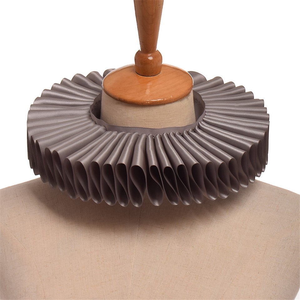 Renaissance Ruff Collar Victorian Ruffle Collar Halloween Neck Ruff ...