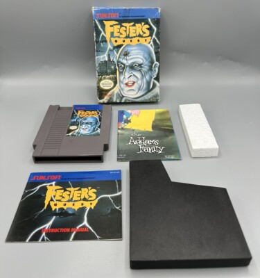 Fester's Quest Nintendo NES Complete CIB with poster 20763110075| eBay