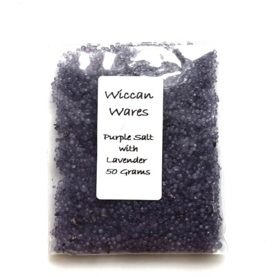 Purple Salt 50g Pagan Wiccan Witch For Use In Witches Spells Or As An ...