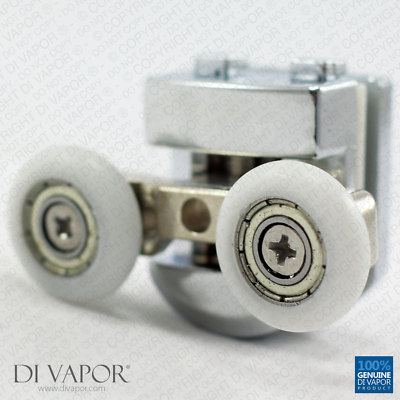 Di Vapor (R) 22mm/23mm/25mm Top Double Shower Cam Rollers Offset Swivel ...