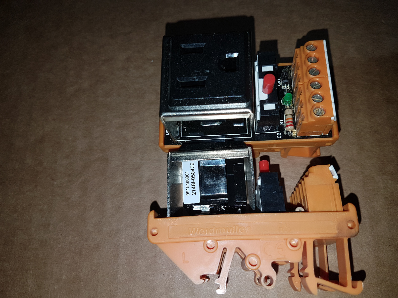 Qty 2 - Weidmuller 9915480001 AC Outlet w/ 5A Circuit Breaker | eBay