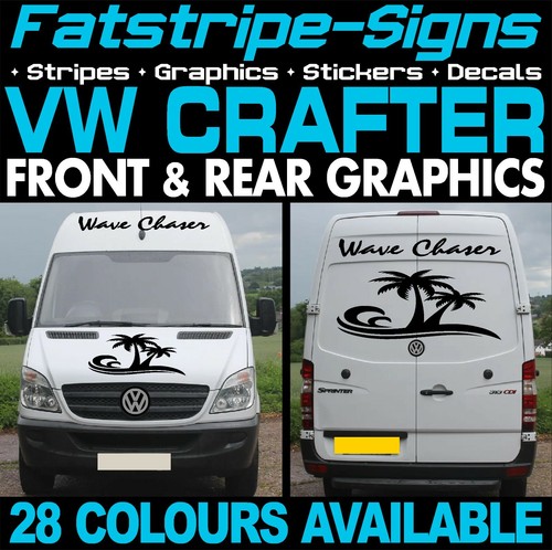 to fit VW CRAFTER GRAPHICS STICKERS STRIPES DECALS CAMPER VOLKSWAGEN ...