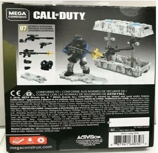 NEW Mega Construx Call of Duty Sniper Weapon Crate Set Construction Set ...
