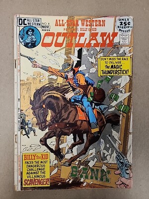 ALL-STAR WESTERN PRESENTS #8 DC COMICS 1971 OUTLAW BILLY THE KID. J8 | eBay