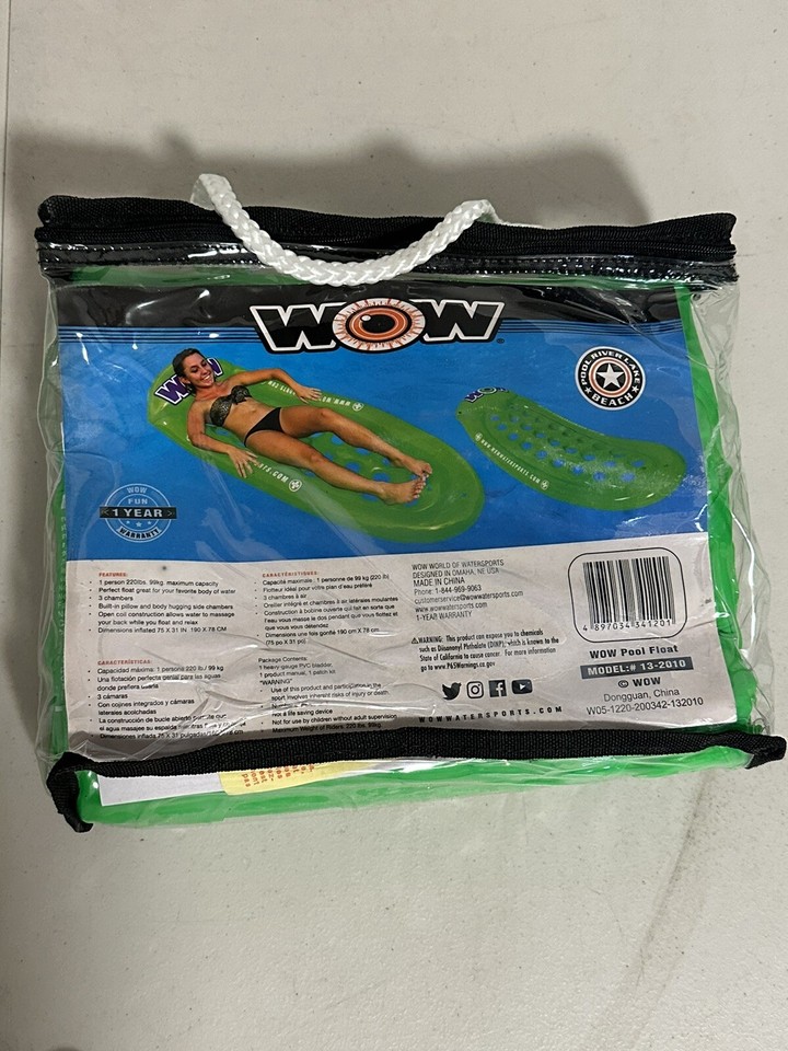 NEW WOW World Of Watersports WOW Float Green 13-2010 | eBay