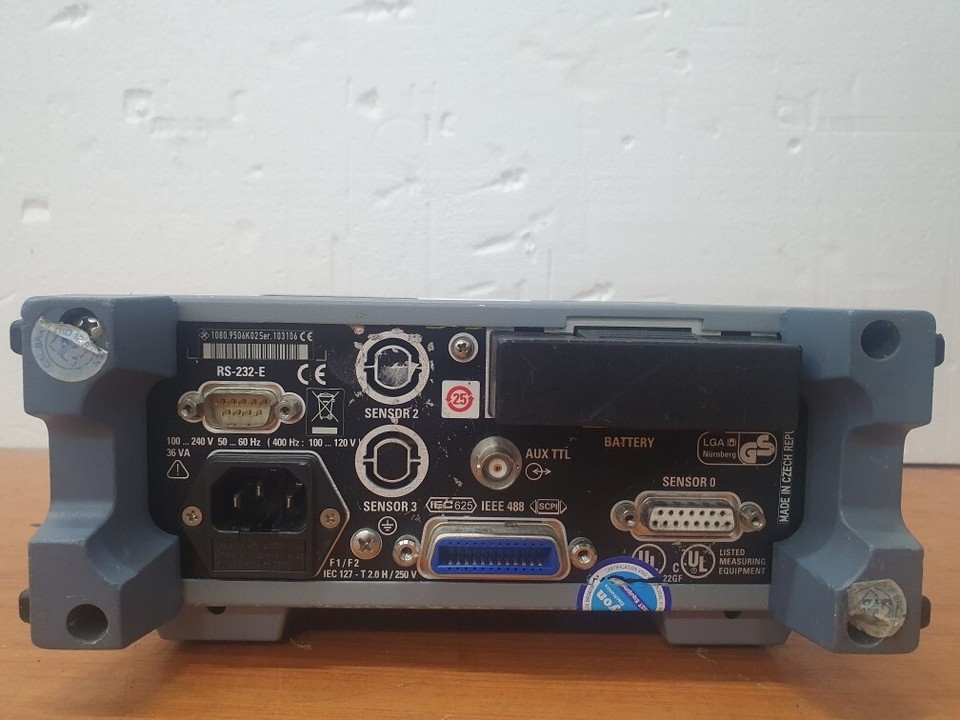 Rohde & Schwarz Power Reflection Meter NRT, Opt B3(Battery) + NRT-Z44 ...