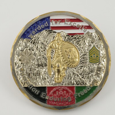 [565] Operation Spartan Shield Challenge Coin Kuwait US Military 6.5cm ...