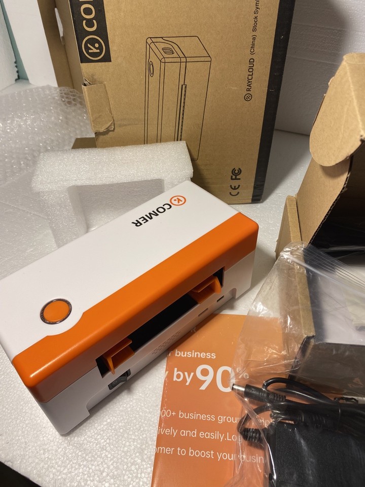 KCOMER HD THERMAL SHIPPING LABEL PRINTER 300DPI DIRECT THERMAL 4x6 HIGH ...