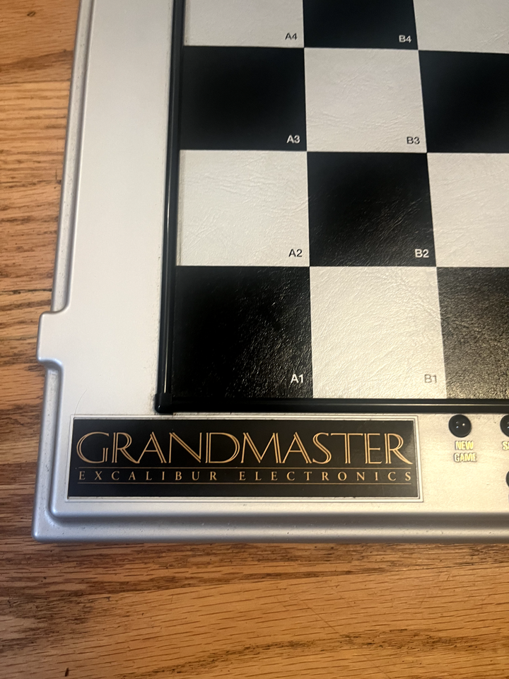 RARE! EXCALIBUR ELECTRONIC GRANDMASTER ELITE CHESS SET PLATINUM EDITION ...