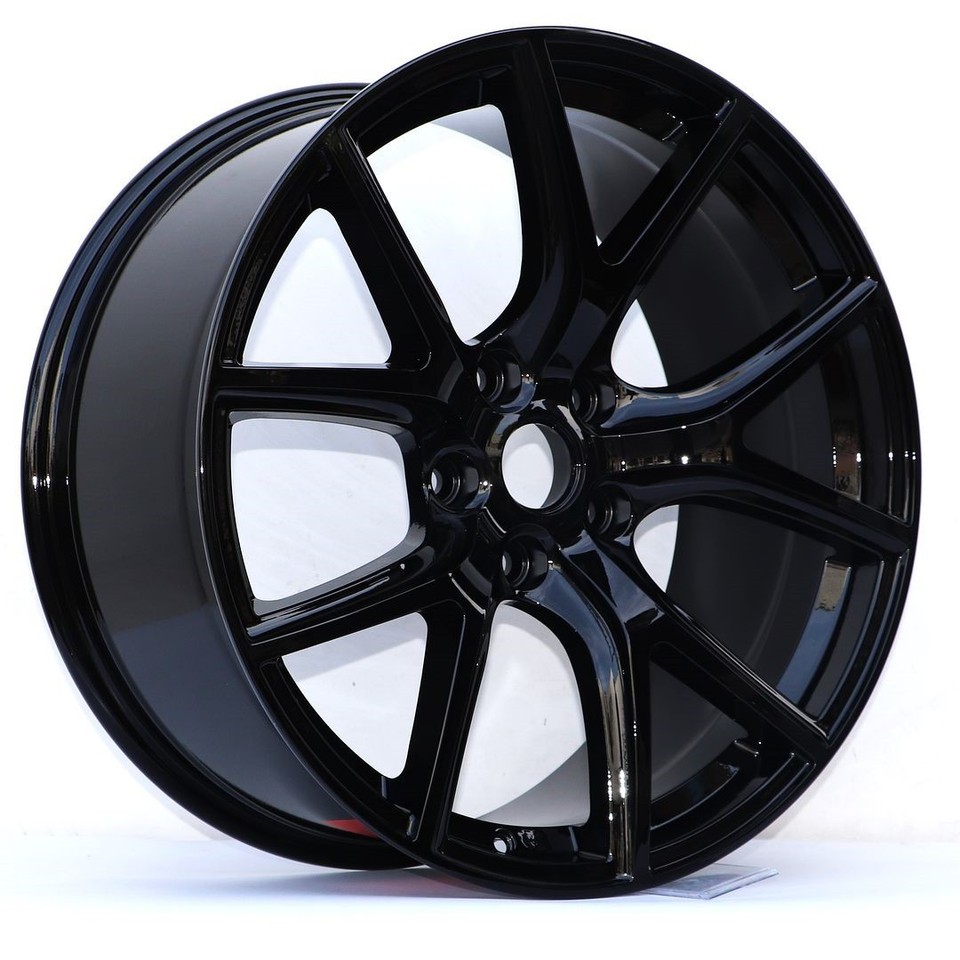 (4) 20" SRT SRT8 TRACKHAWK STYLE BLACK WHEELS RIMS FITS JEEP GRAND ...