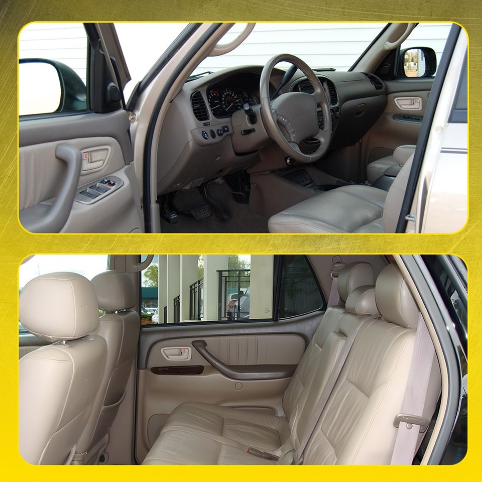 for Toyota Sequoia 2001-2007 Beige 4Pcs Inside Interior Door Handle ...