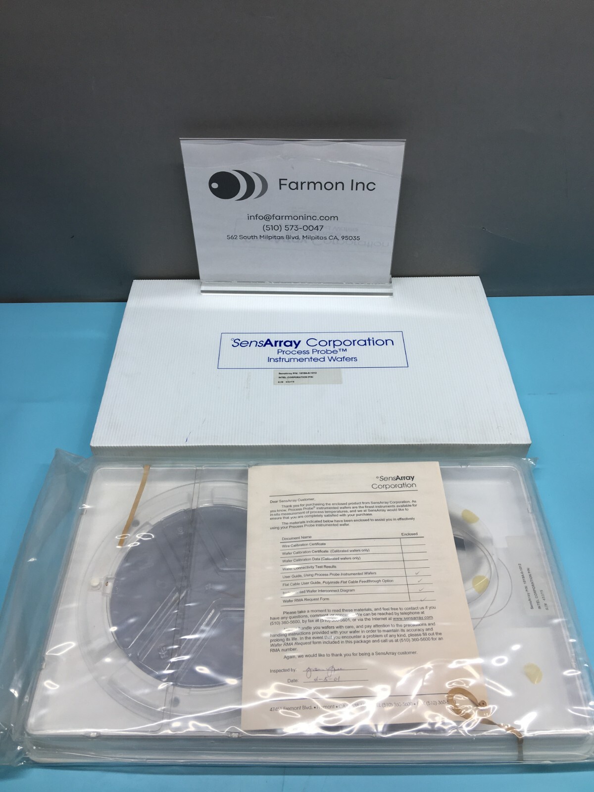 SensArray Process Probe Wafer, 8" 200mm RTD 1819A-8-1012, 120720 | eBay