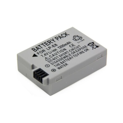 New LP-E8 Battery for Canon EOS 550D 600D 650D 700D T2i T3i T4i T5i ...