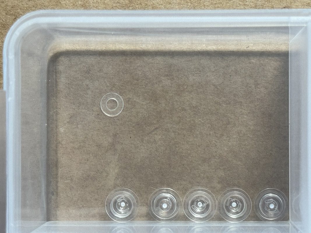 LEGO Parts - Trans-Clear Plate, Round 1 x 1 - No 4073 - QTY 5 | eBay