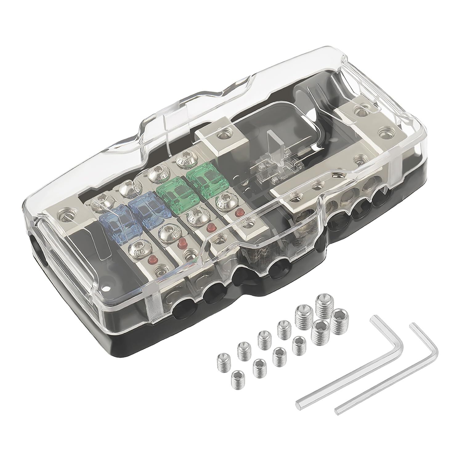 Car Audio Distribution Block Fuse Holder Car Stereo 4 Way MIDI (Mini ...