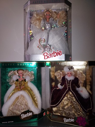 Rare holiday Barbie dolls 1992 1994 1996 | eBay