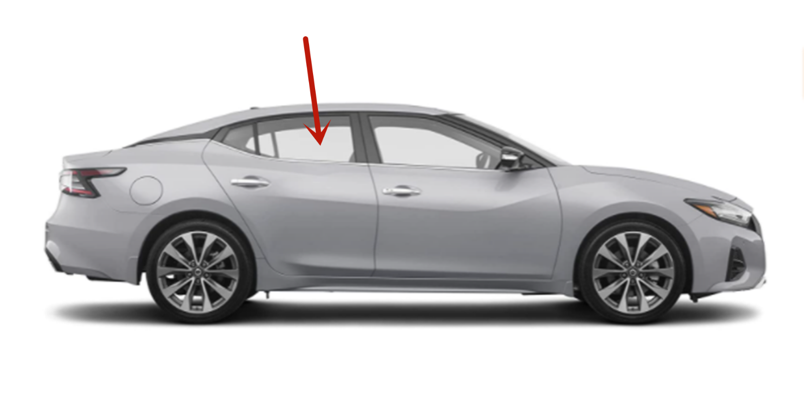 Fits 2016-2018 Nissan Maxima Passenger Side Right Rear Door Window ...