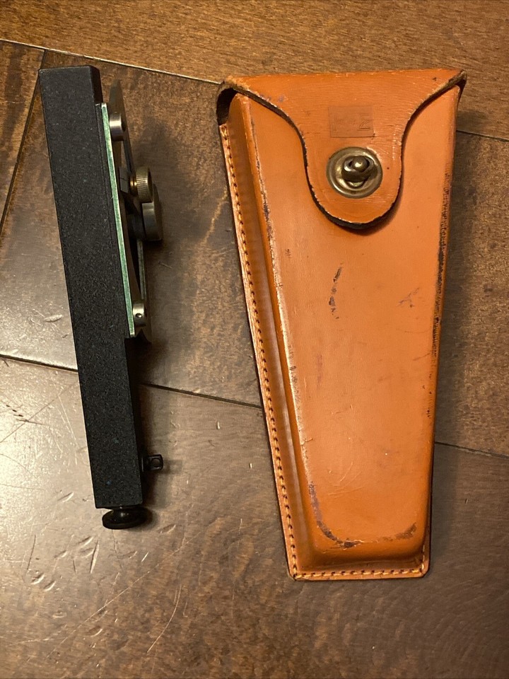 VINTAGE KEUFFEL & ESSER CO. BRASS SURVEYORS HAND LEVEL SIGHT SCOPE ...