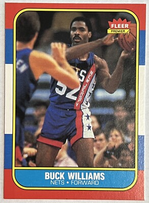 1986-87 Fleer #123 Buck Williams - New Jersey Nets NBA Basketball | eBay