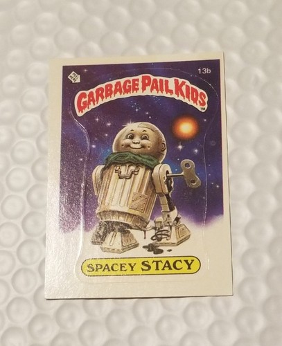 ~1sT SERIES (#13b)~ 1985 TOPPS GARBAGE PAIL KIDS~ SPACEY STACY~ NICE ...