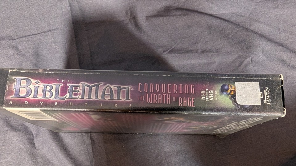 Vtg The Bibleman Adventure VHS Conquering the Wrath of Rage 2000 | eBay UK