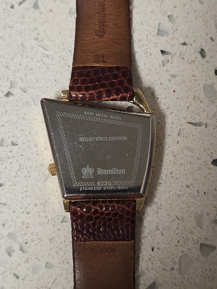 HAMILTON Analog Mens Watch 6230 Flight II Registered Edition White Dial ...