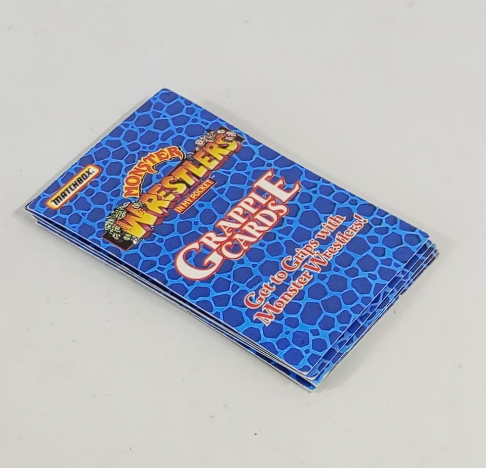 Monster Wrestlers in My Pocket Grapple Cards Matchbox X 6 | eBay