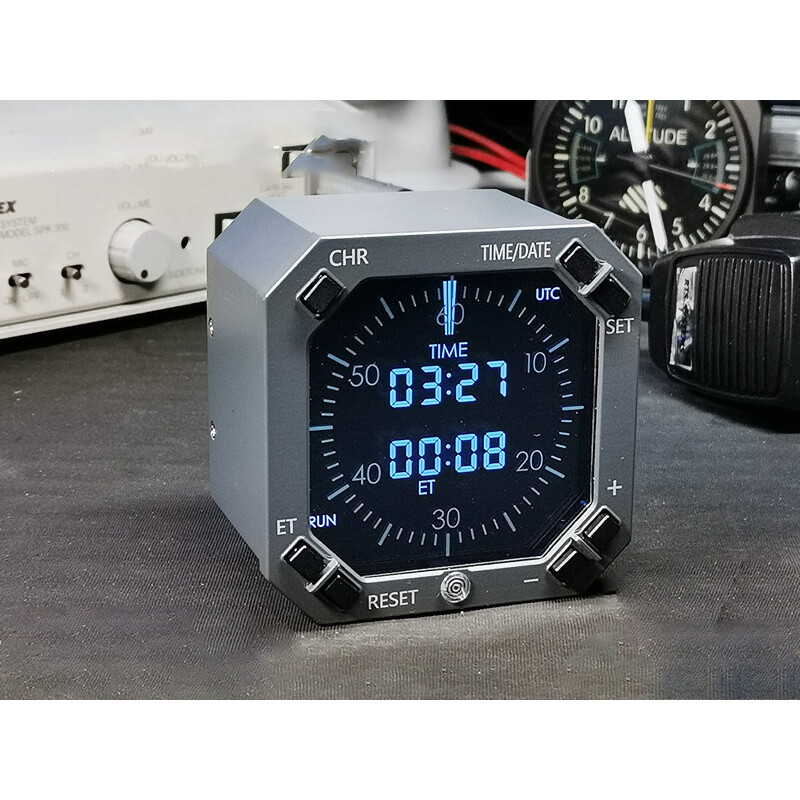 Boeing 737 Flight Simulator Aviation Instrument Alarm Clock Bluetooth ...