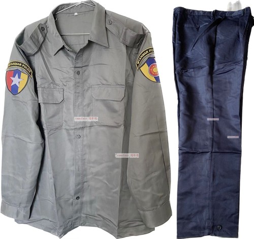 Original Myanmar Burma PC Force Uniforms Shirt Pants | eBay